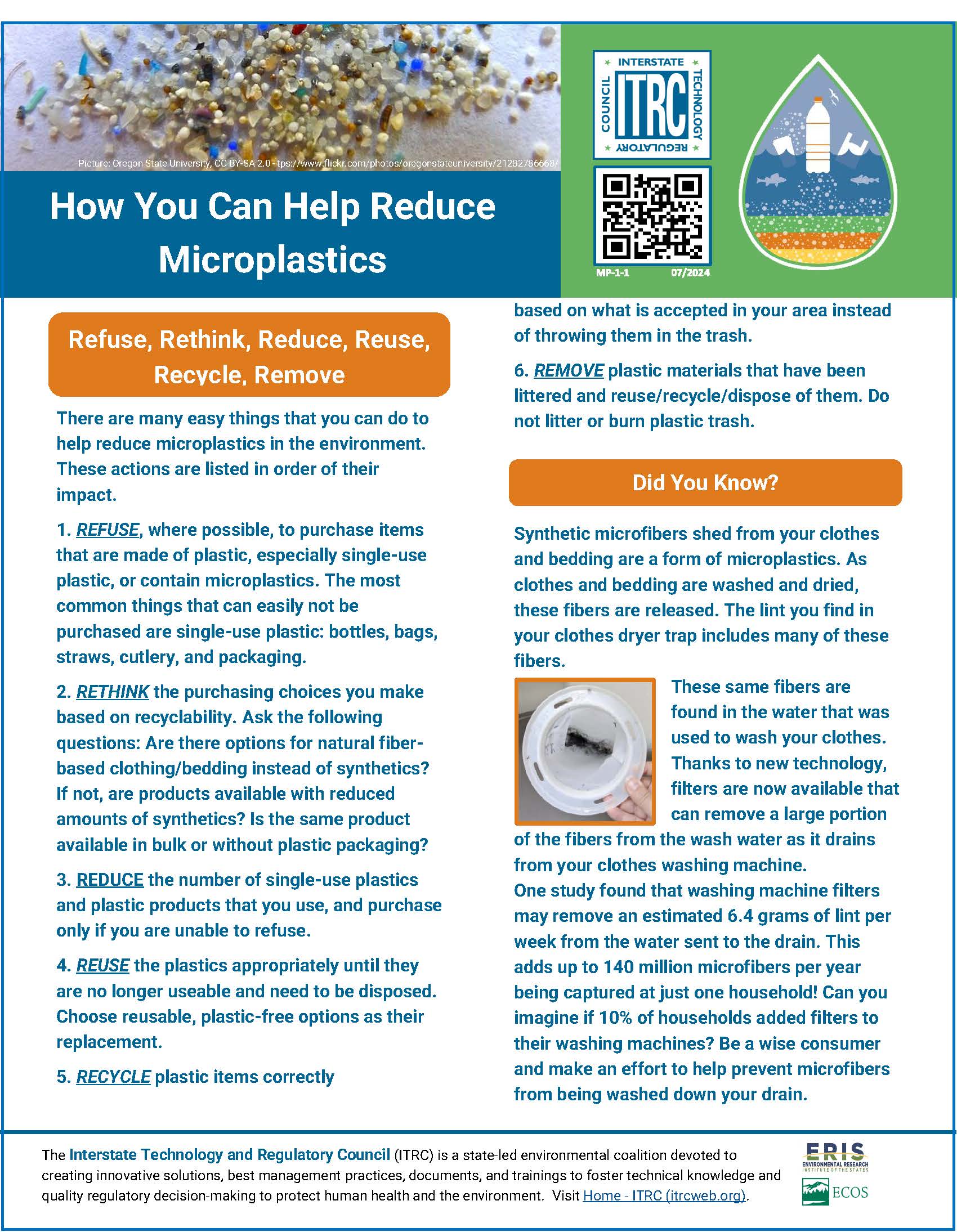 Outreach Materials for a General Audience – Microplastics Outreach Toolkit