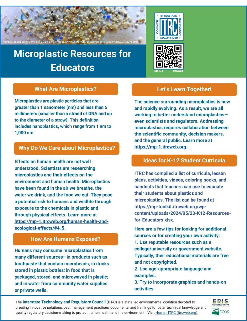 Outreach Materials for a General Audience – Microplastics Outreach Toolkit